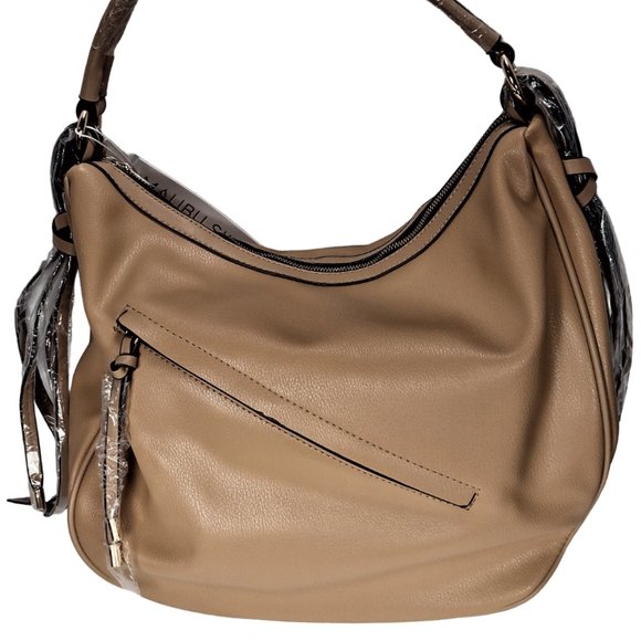 Malibu Skye | Bags | Malibu Skye Nude Over The Shoulder Bag Purse ...